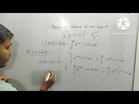 prove of Laplace of unit step function u(t-a) | Laplace transformation| by Aman kumar - YouTube