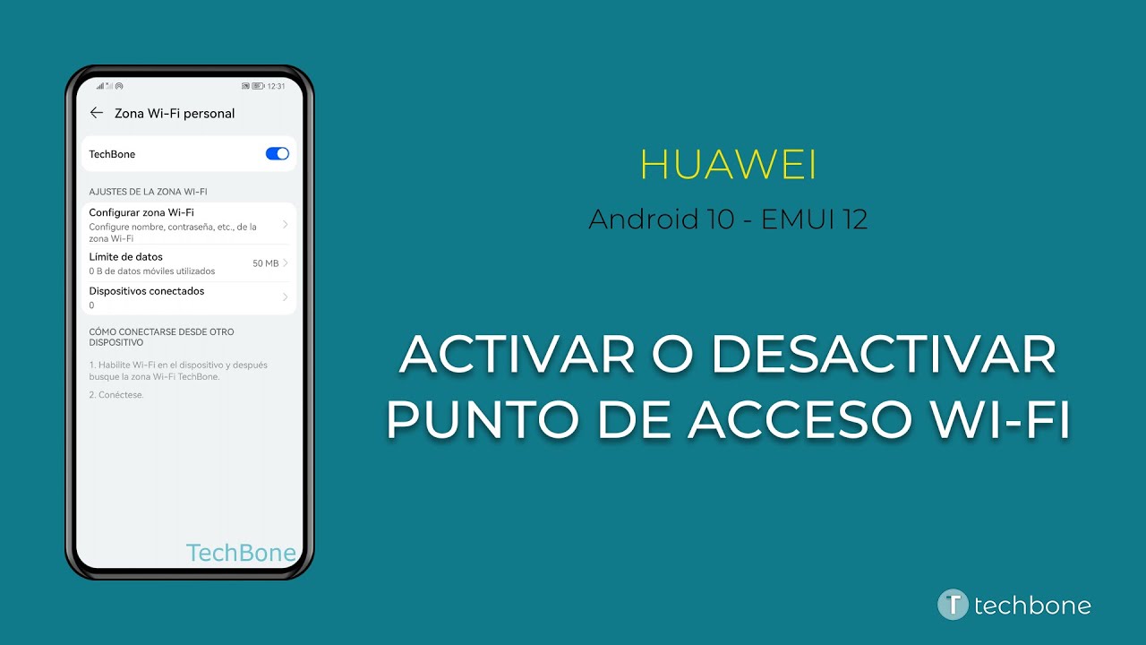 Activar o Desactivar Punto de Acceso Wi-Fi - Huawei [Android 10 - EMUI ...