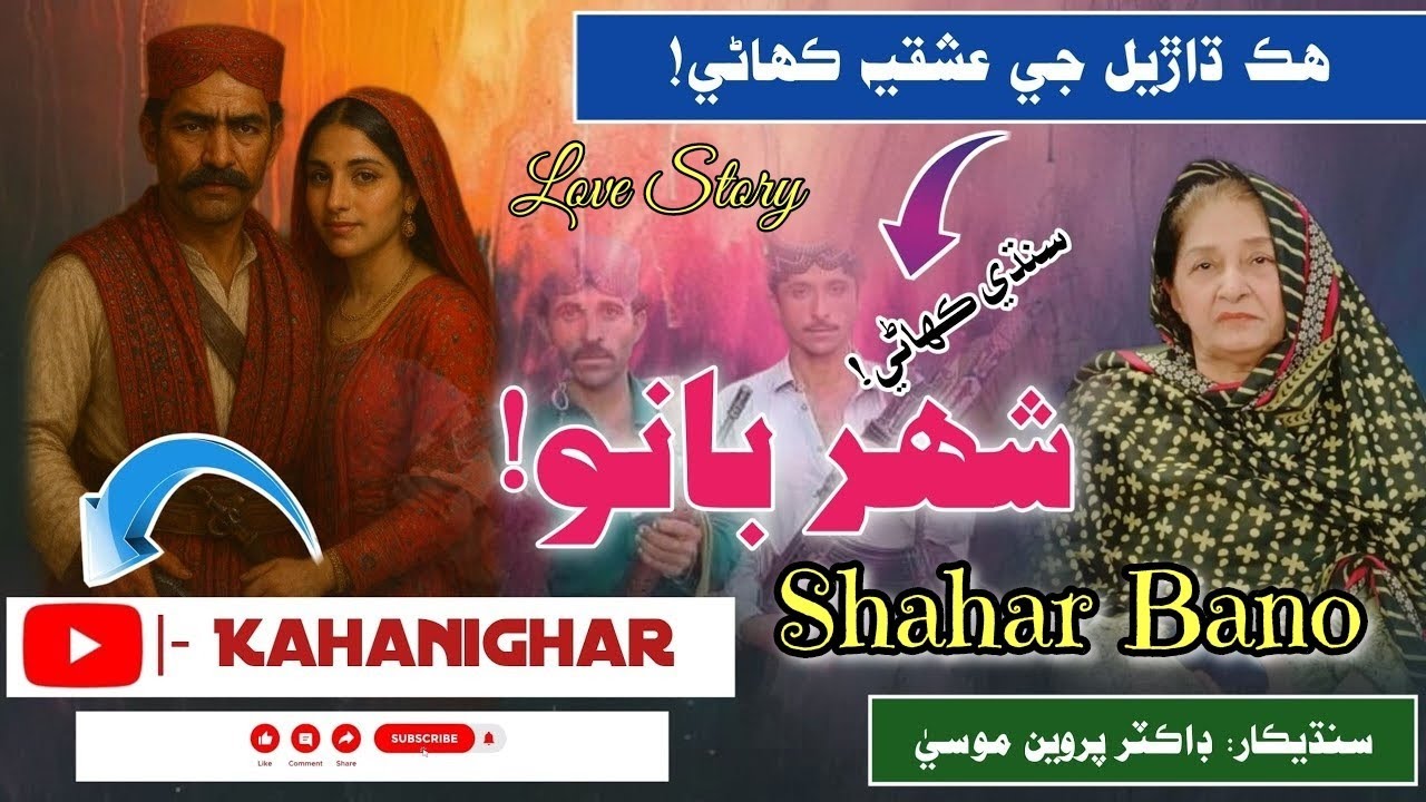 Sindhi kahani|Shahar bano|شهر بانو: بهادر ڇوڪري جنهن ڌاڙيل کي گھريلو ...