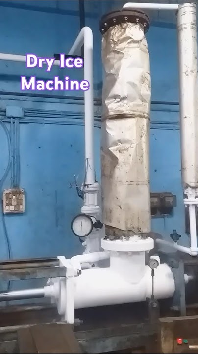 Dry ice Production Machine | How to make dry ice blocks | #shorts # ...