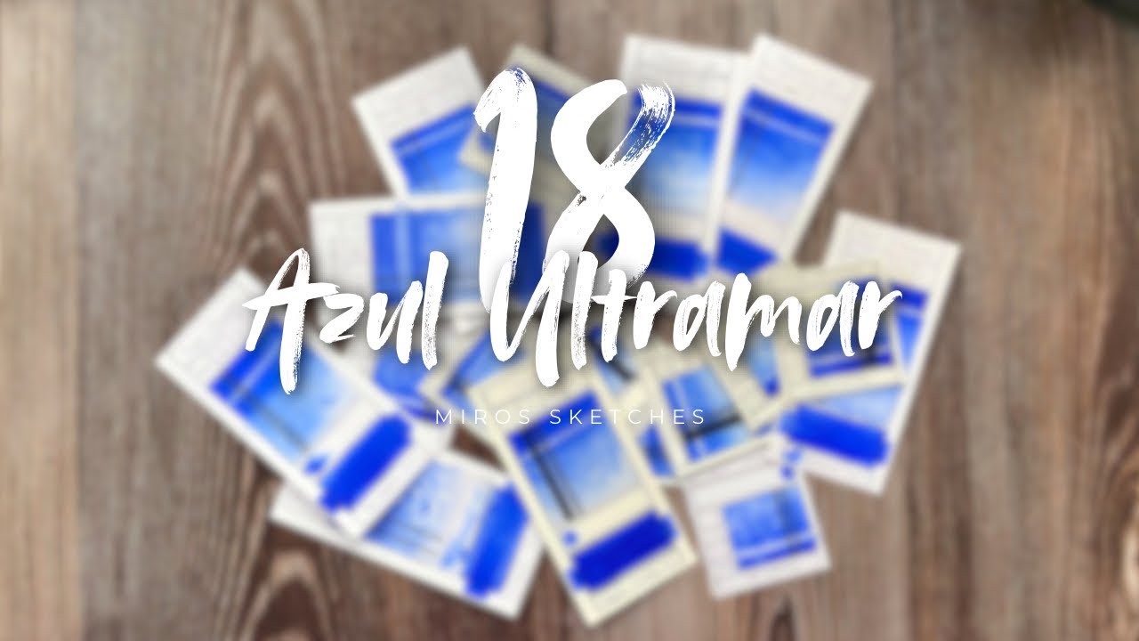 Comparativa definitiva de Azul Ultramar | Pigmento PB29 - YouTube