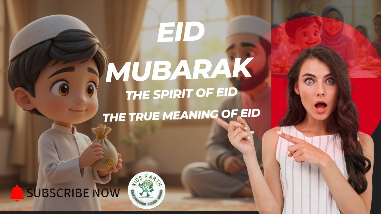Eid story for kids | Eid mubarak | kidsmessage | kids islamic cartoon ...