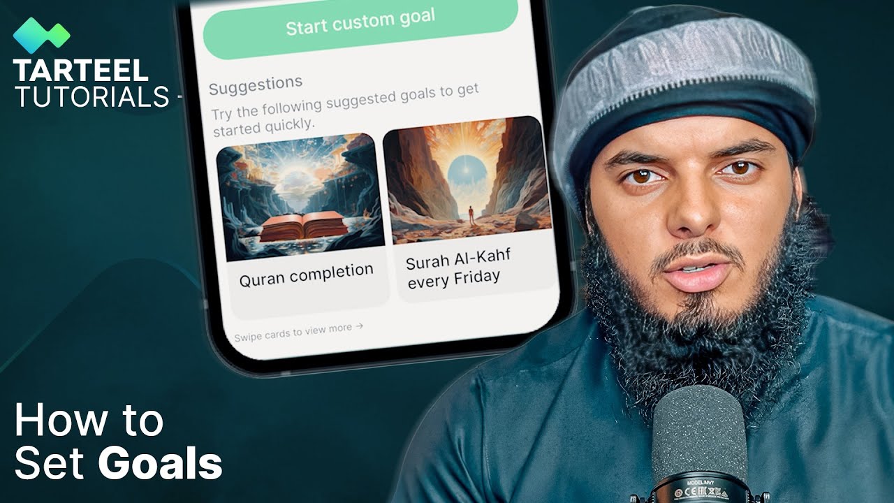 How to Set Goals in Tarteel | Tarteel Tutorials - YouTube