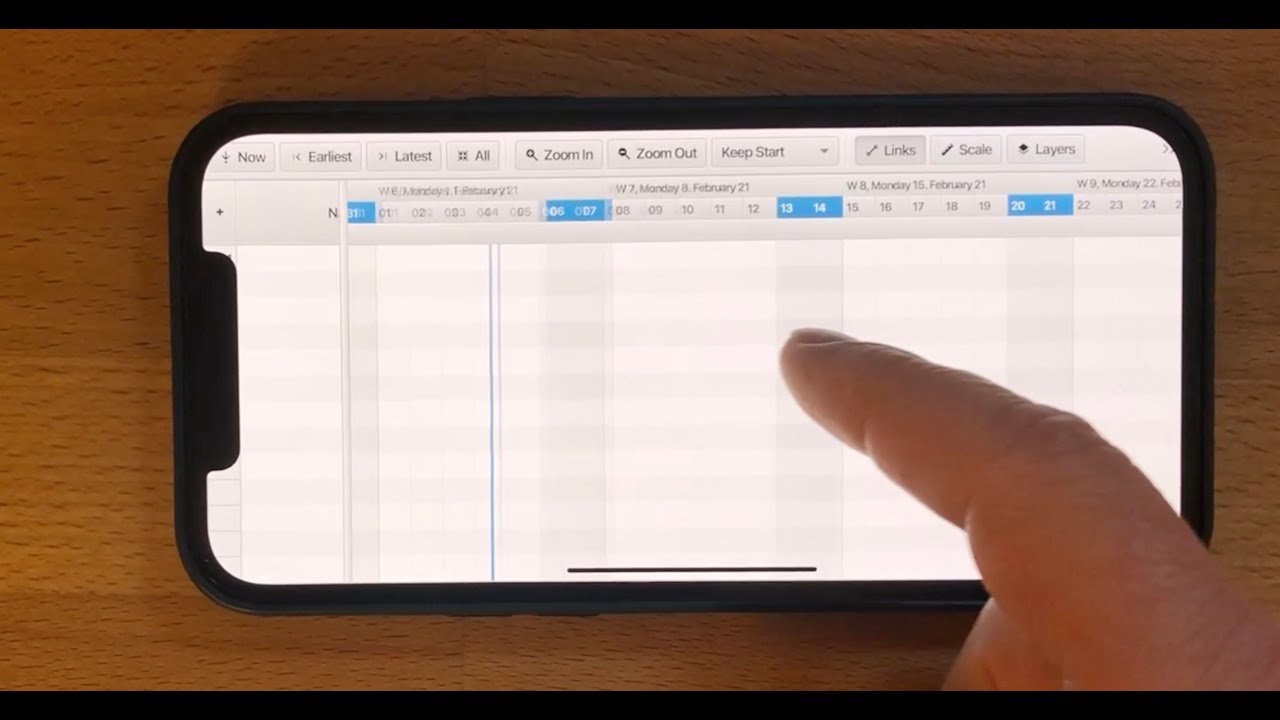 FlexGanttFX for JavaFX on iOS - YouTube
