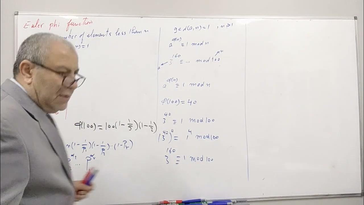 mat222, number theory, revision on Euler phi function - YouTube