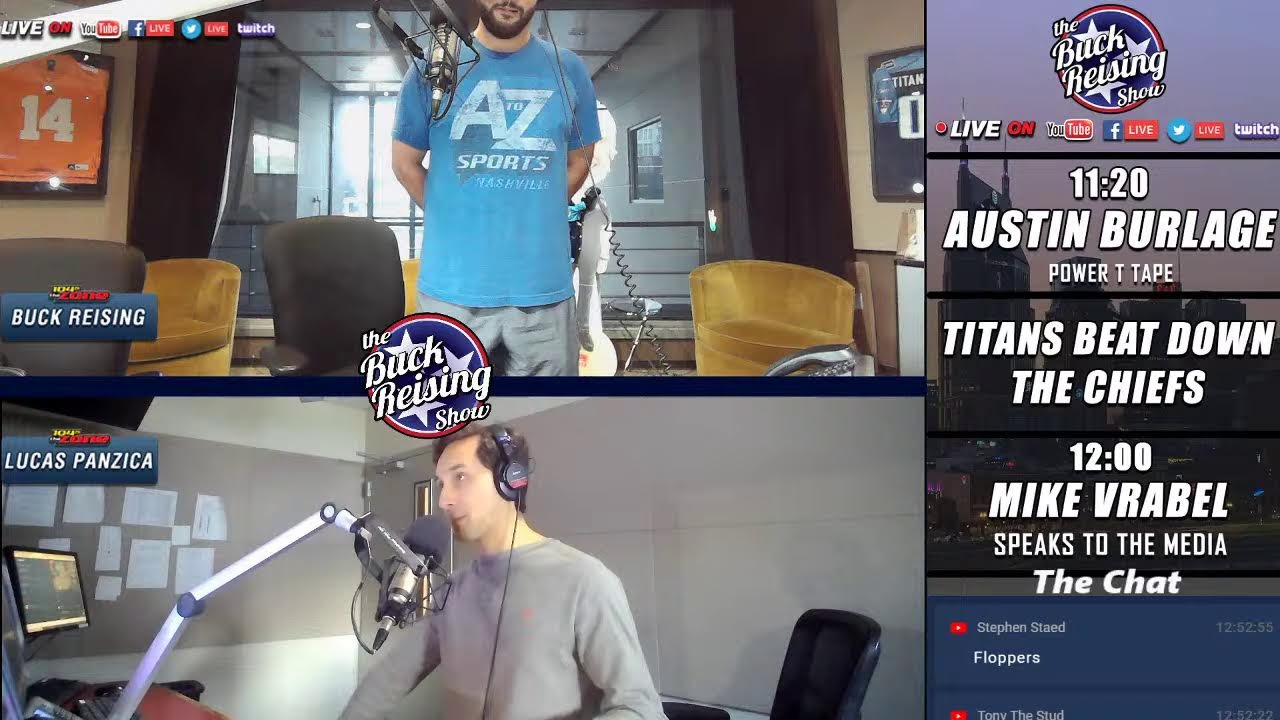 How the Titans Beat Down the Chiefs | The Buck Reising Show - YouTube