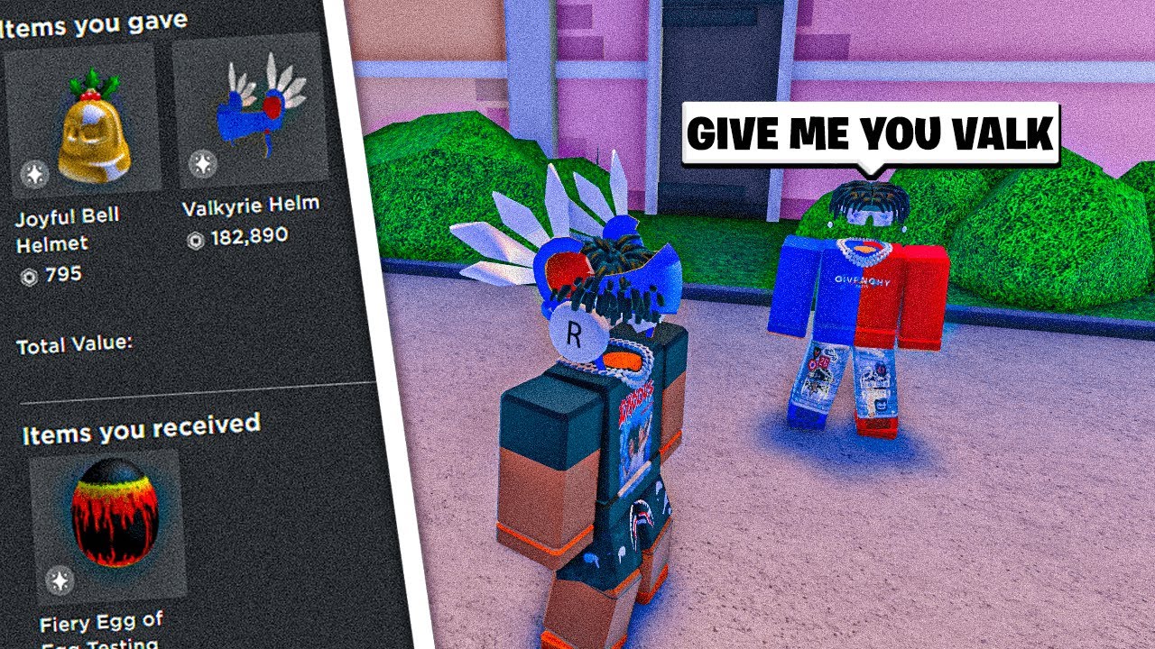 ROBLOX ODER TRIES TO STEAL MY VALK - YouTube