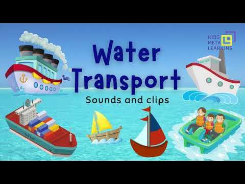 Learning Water Transport Vehicles Names and Sounds for Kids ...