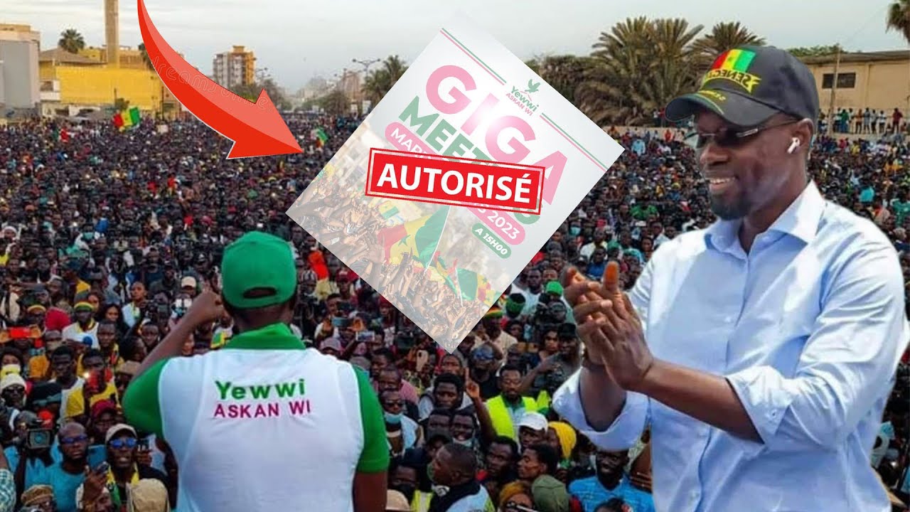 En Direct Chez Ousmane Sonko Giga Meeting Parcelles Assainies Yewwi