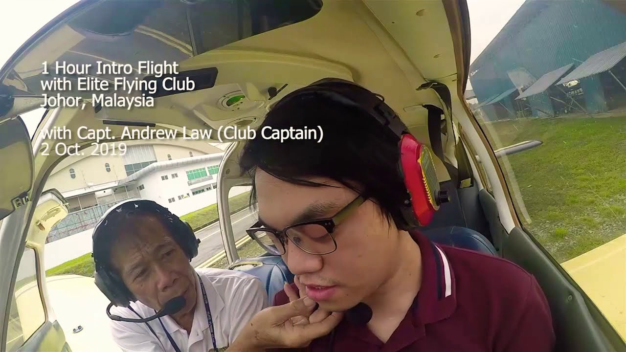 Intro Flight at Senai Johor (Elite Flying Club) - YouTube