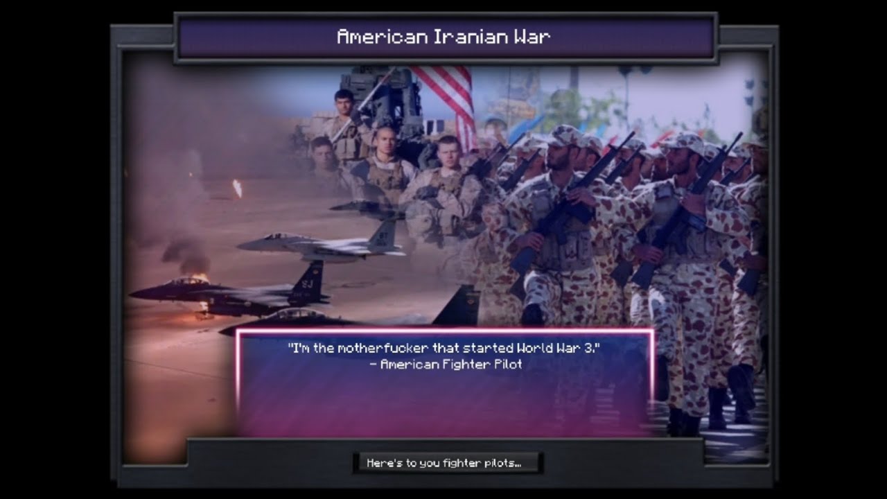HOI4 The Fire Rises Mod Superevent: American Iranian War (Unused ...