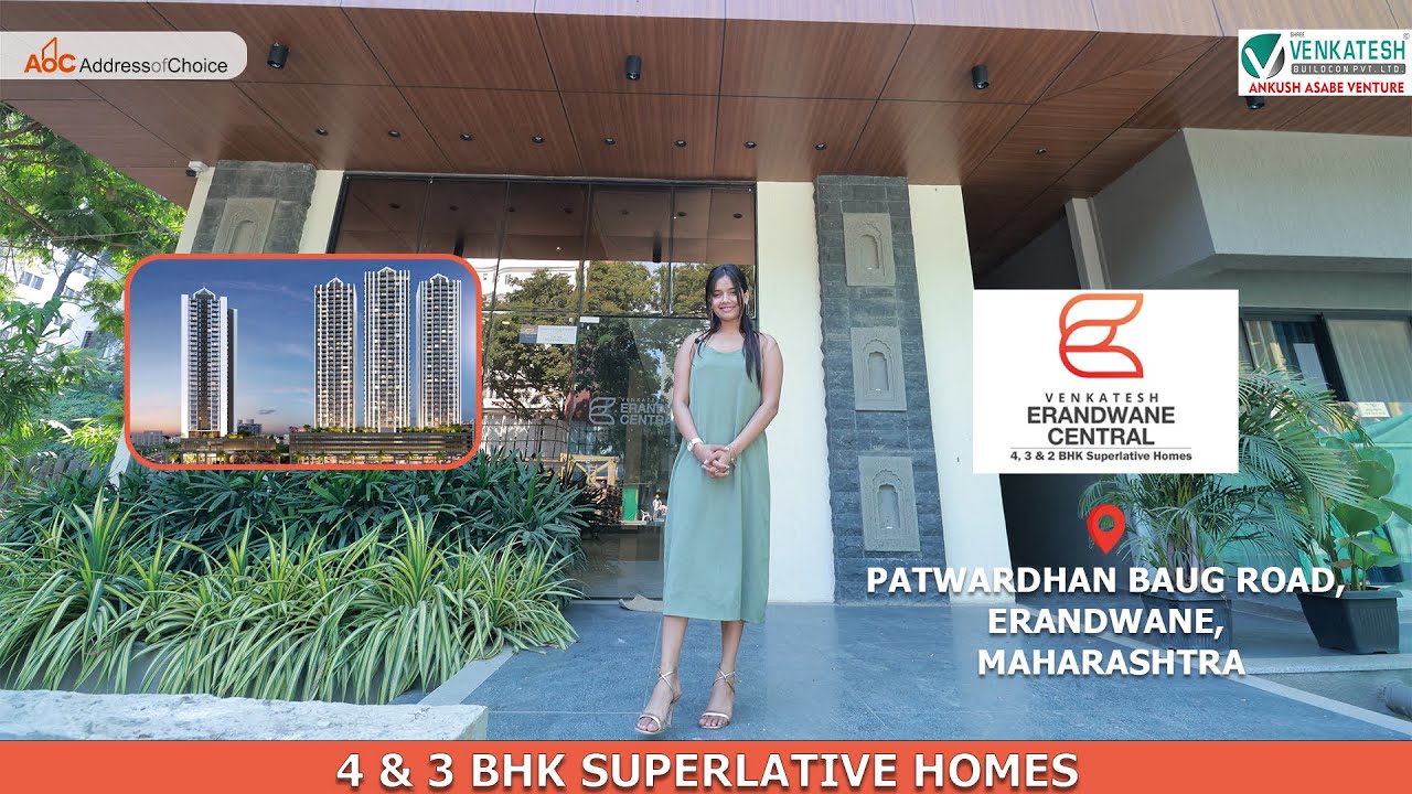 Venkatesh Erandwane Central | Pandurang Pune | 3 & 4BHK Superlative ...