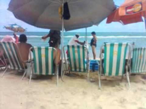 p na praia