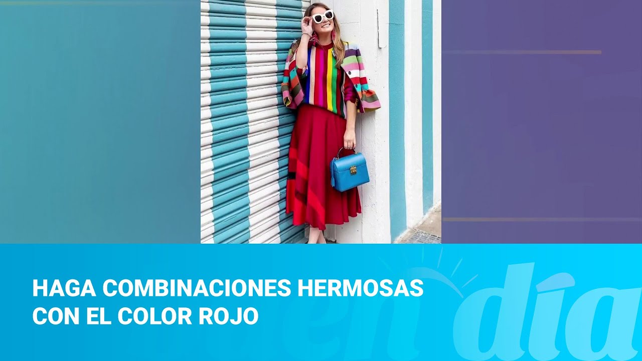 Haga combinaciones hermosas con el color rojo - YouTube