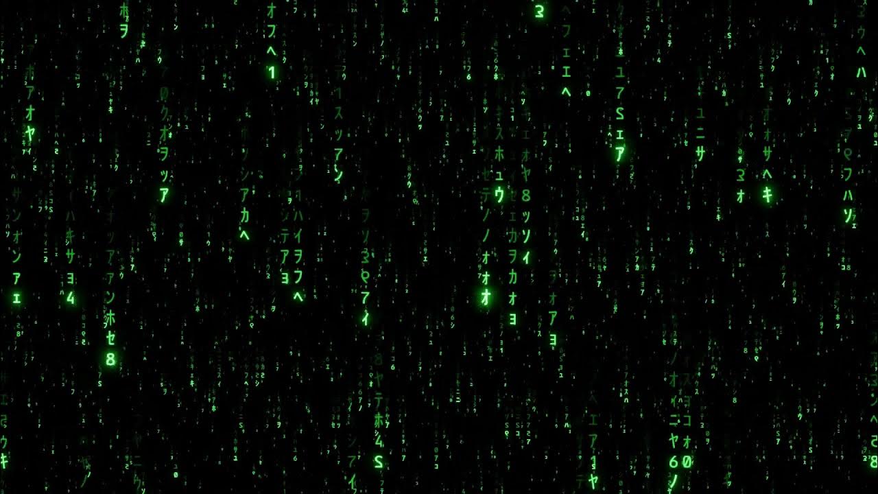 Matrix Code Rain - YouTube