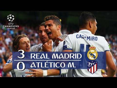 Real Madrid 3 x 0 Atlético de Madrid - melhores momentos (GLOBO HD 1080P) UEFA Champions Legue 2017
