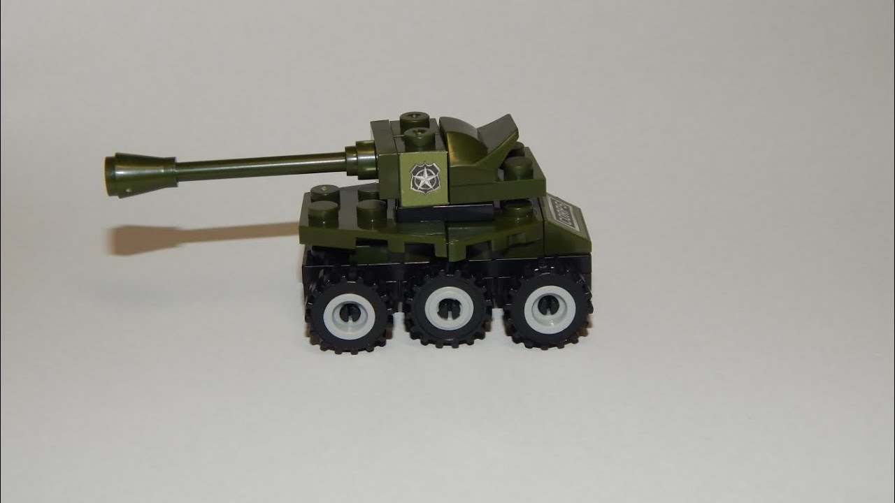 Lego Micro tank toy review - YouTube