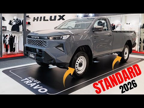 2026 Toyota Hilux Travo Standard Cab 4TREX 2 8 — The Work Truck That Rides Smooth