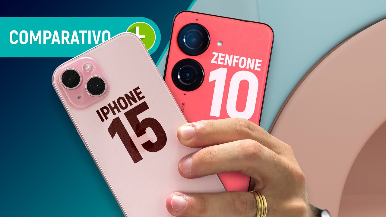 IPHONE 15 vs ZENFONE 10: qual é o MELHOR CELULAR TOP COMPACTO do ...