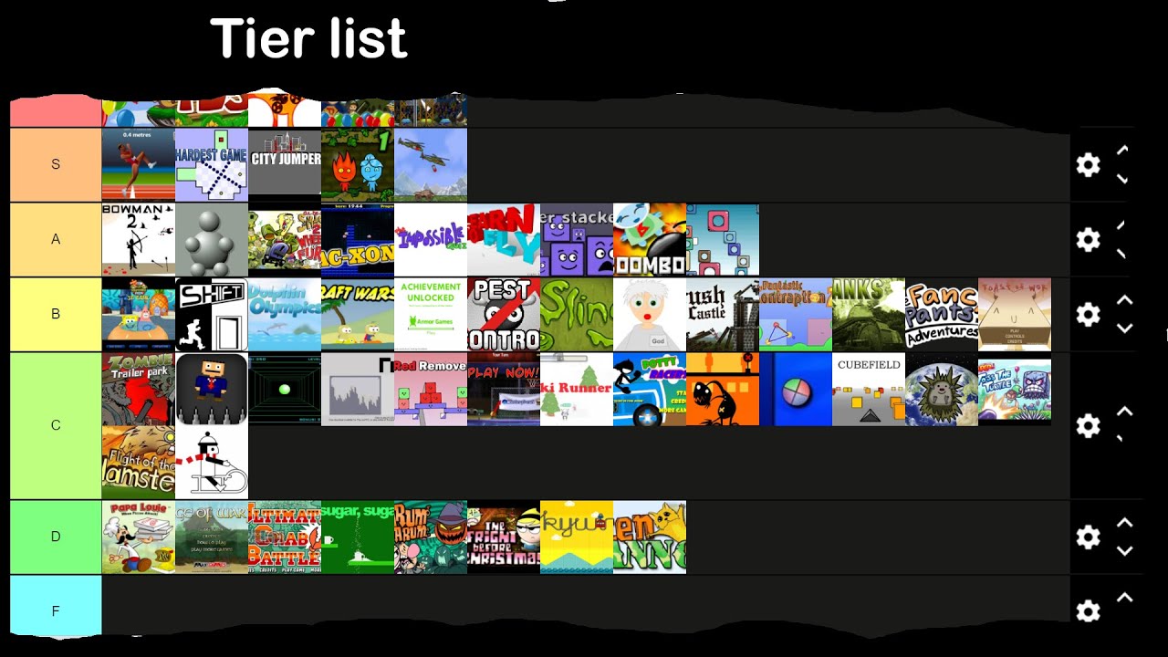 Flash Game Tier List! - Adobe Flash Celebration ( Before It Ends ...