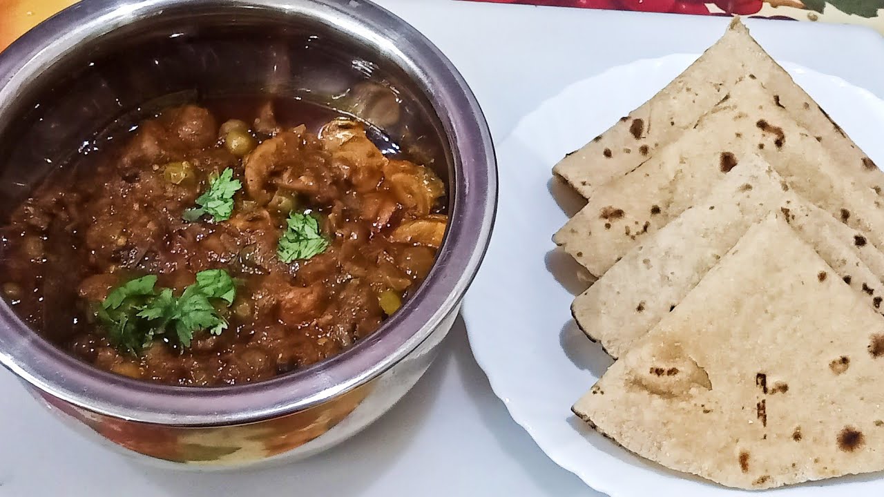 Simple tareeke se banaye matar mushroom ki lababdar subji taste bilkul ...