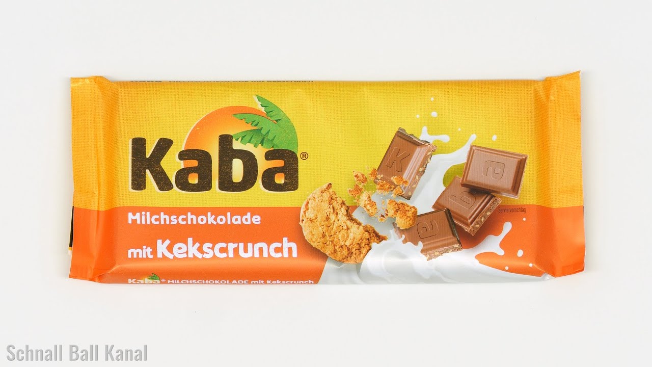 Unboxing German Foods: Kaba - Milchschokolade mit Kekscrunch - Milk ...