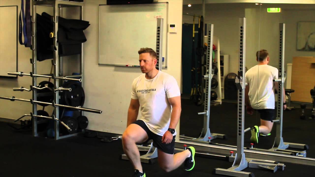 How To: Body Weight Static Lunges - YouTube