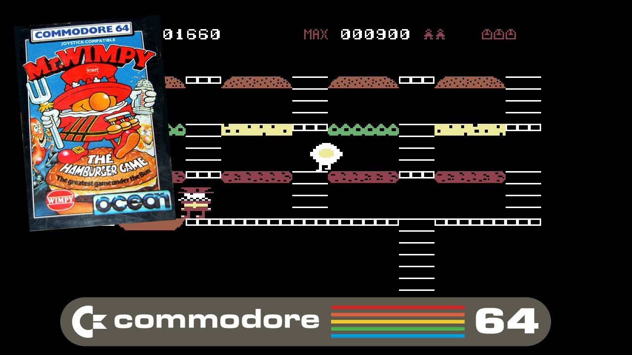Commodore 64 Games - Mr Wimpy - YouTube