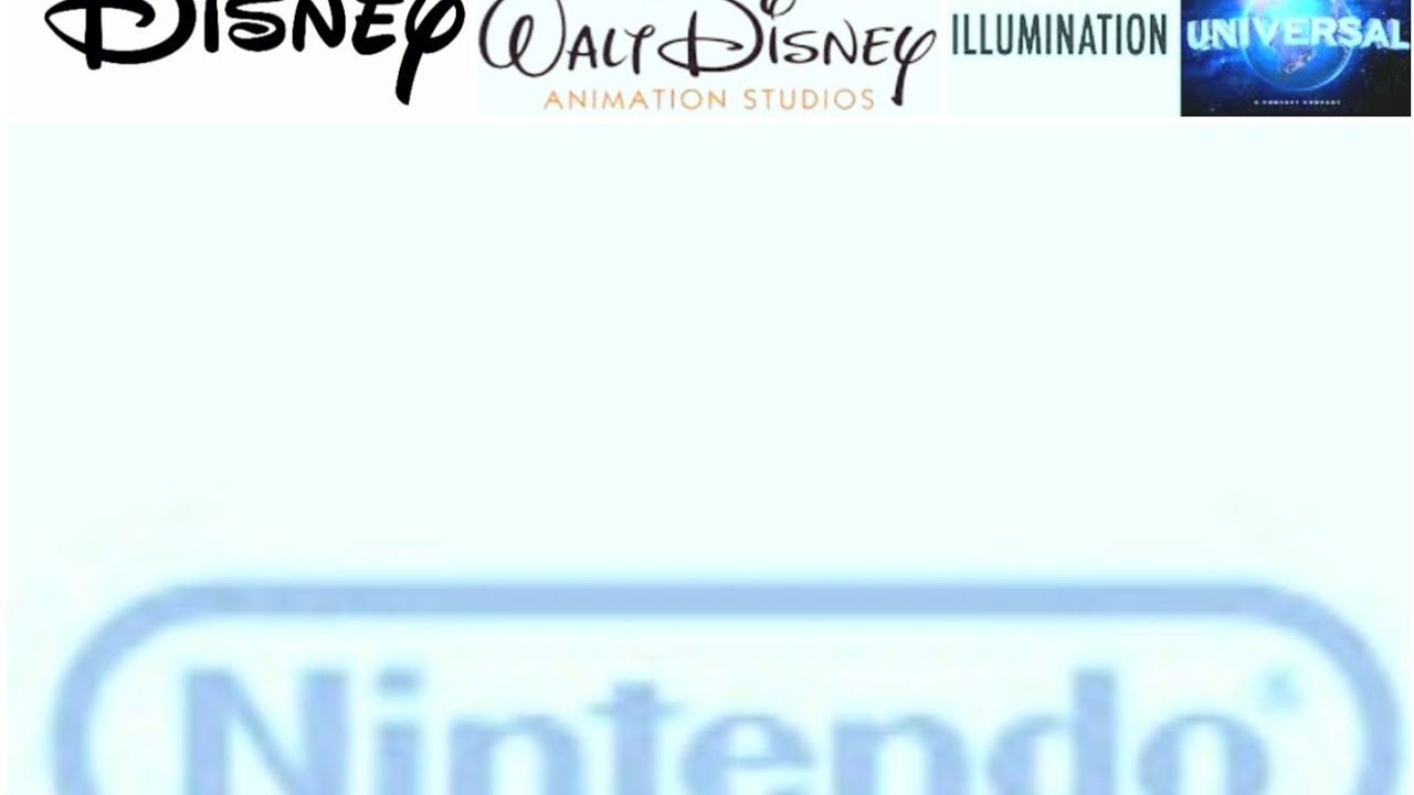 Disney/Disney animation studios/Universal/Illumination/Nintendo Logo ...