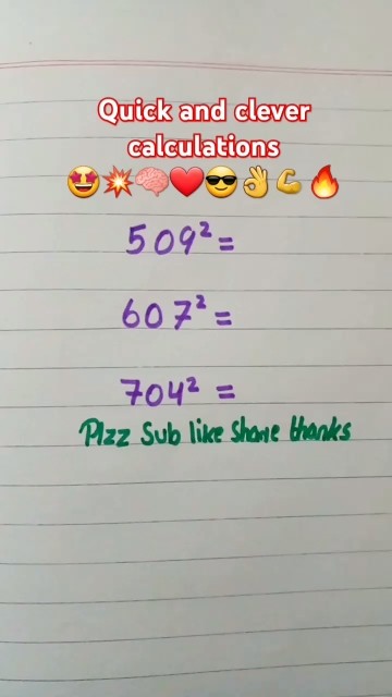 Quick and clever calculations🤩💥🧠 #maths #multiplication #mathstricks # ...
