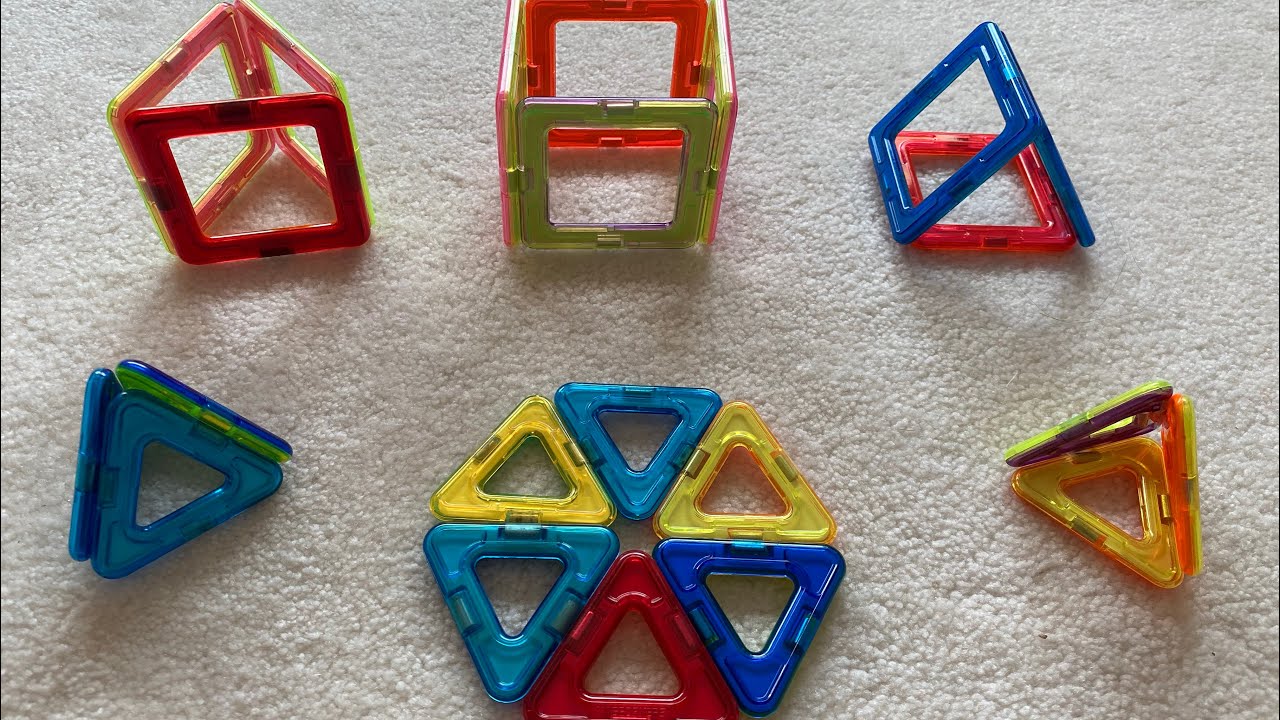 MAGNET FUN - SHAPES LEARNING FOR KIDS VIDEO!!! - YouTube