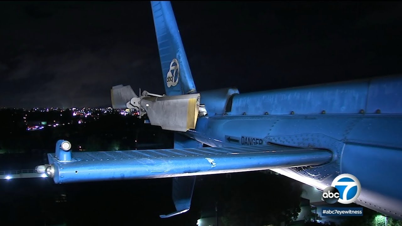 AIR7 HD struck by drone over downtown LA | ABC7 - YouTube