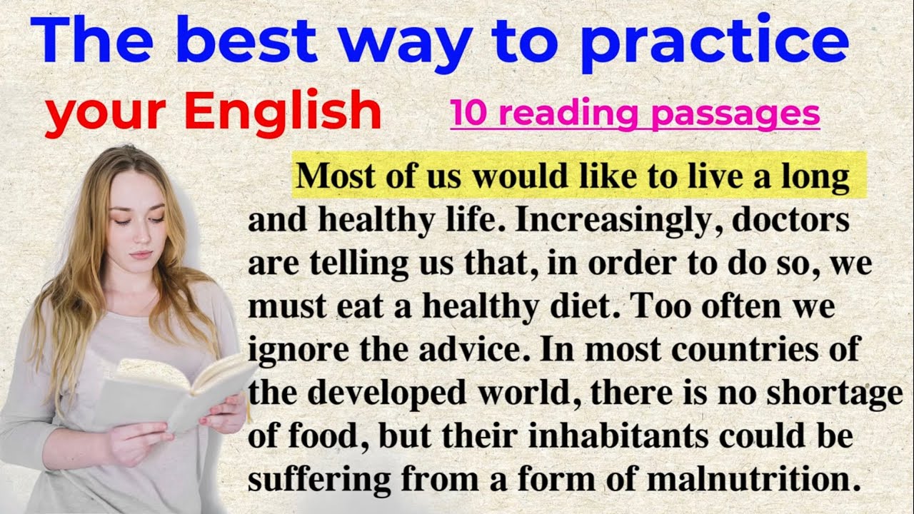 (Reading Practice (Improve your pronunciation in English - YouTube