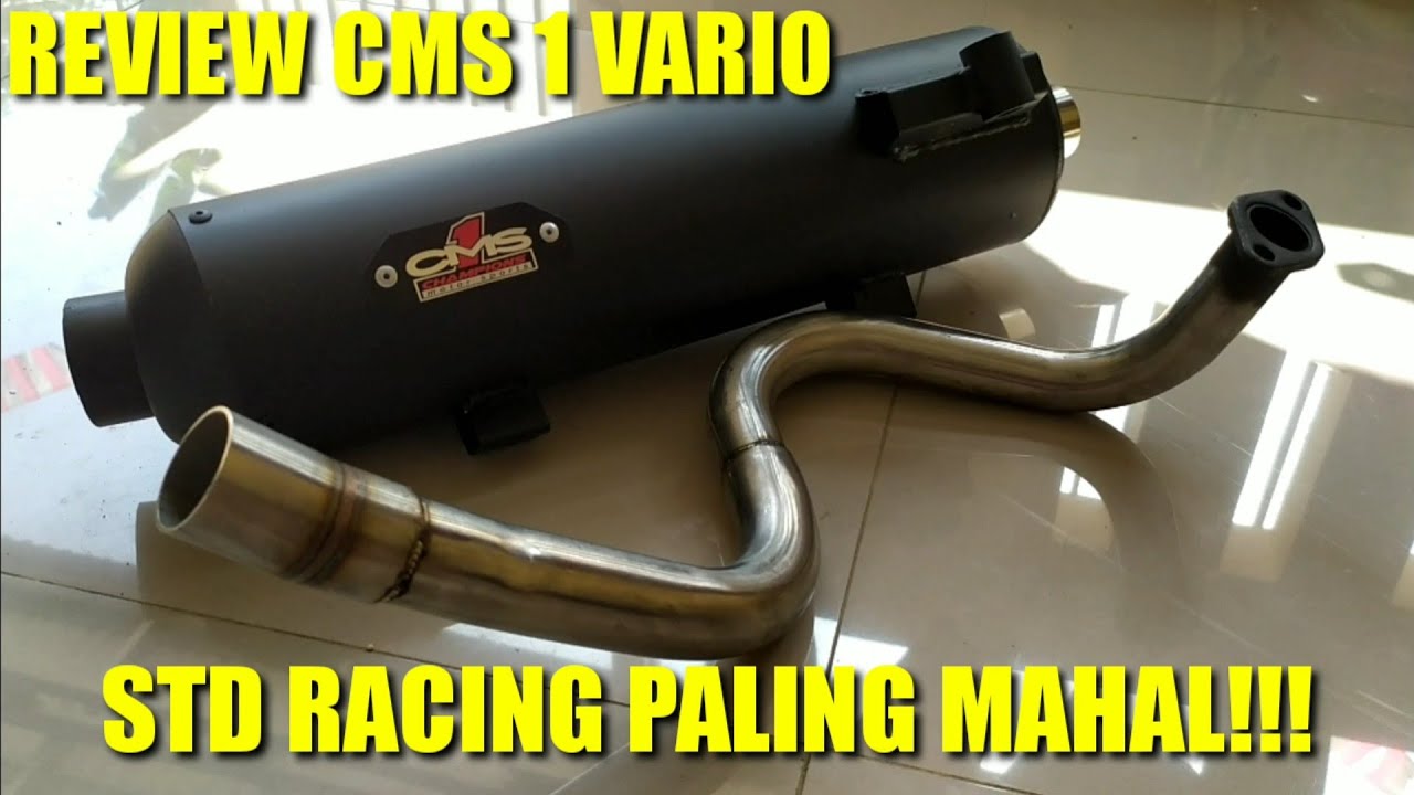 KNALPOT CMS 1 VARIO 150 TERMAHAL DIKELASNYA #dr16 #variovlog - YouTube
