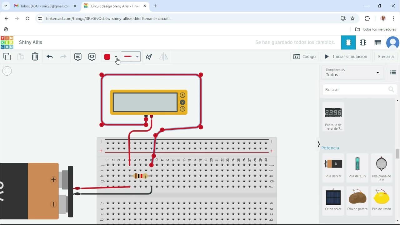 Ley de Ohm con Tinkercad - YouTube