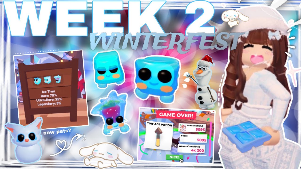 ADOPT ME WEEK 2 WINTERFEST UPDATE! 🧊 | NEW MISTLETROLL PET + THE CUBES ...