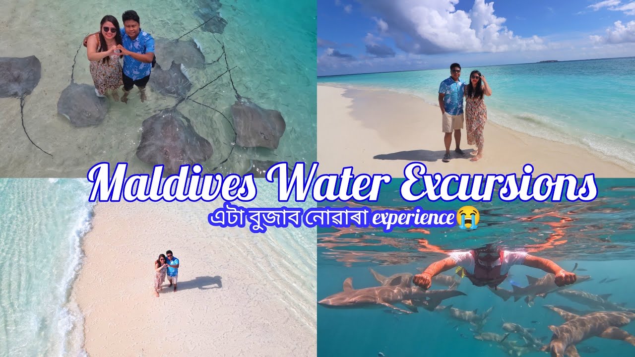 Maldivesত Sharkৰ লগত Snorkeling কৰিলো😭বহুত সাহস লাগিব,Stingrays ...