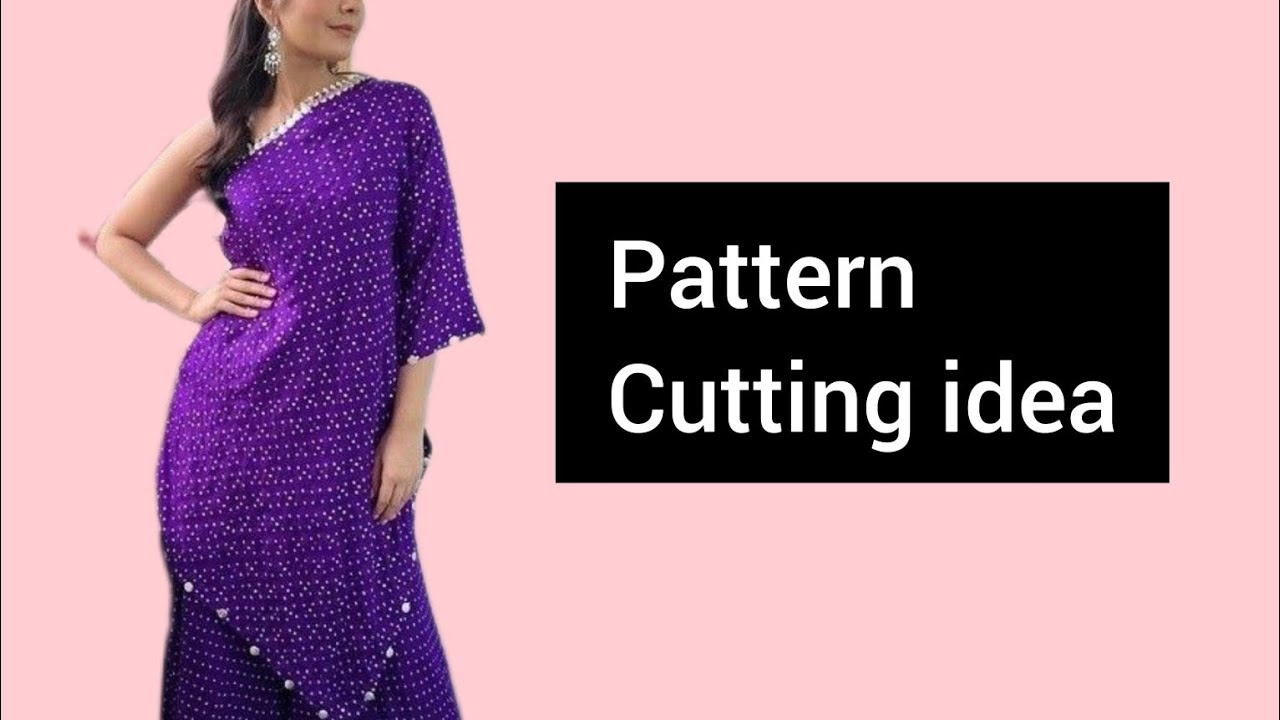 one side kaftan +one side fitting + one shoulder designer kurti cutting ...