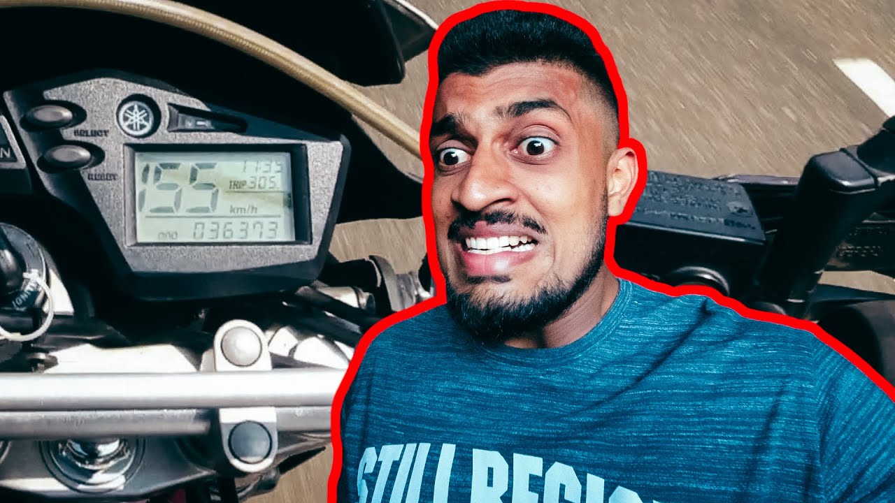 150 KM H ON MY NEW BIKE NowThatsHarsha V7 YouTube