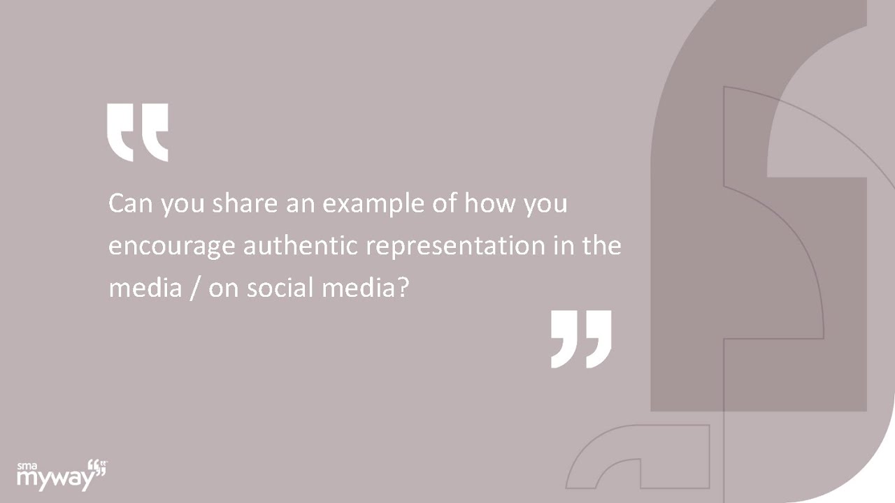 Real Talk: encouraging authentic representation - YouTube
