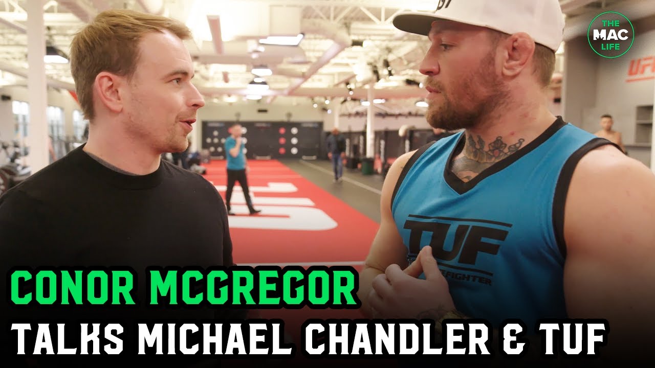 Conor McGregor: "I'm gonna slice through Michael Chandler... at 185 ...