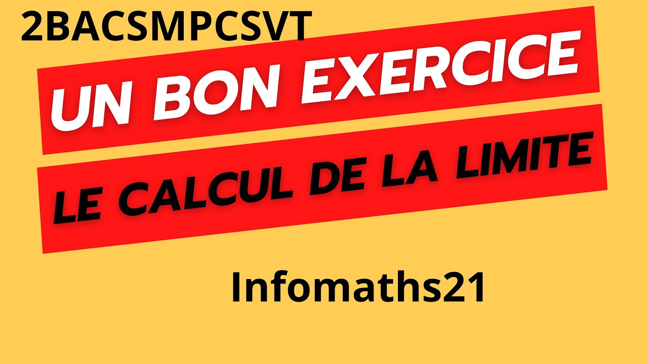 Calcul Astucieux d'une Limite Complexe avec la Formule a^n+b^n ...