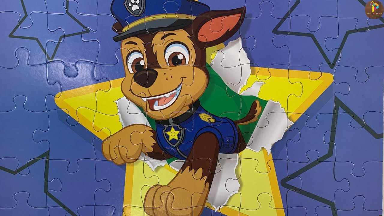 Paw Patrol Puzzle | Chase Police Pup - YouTube