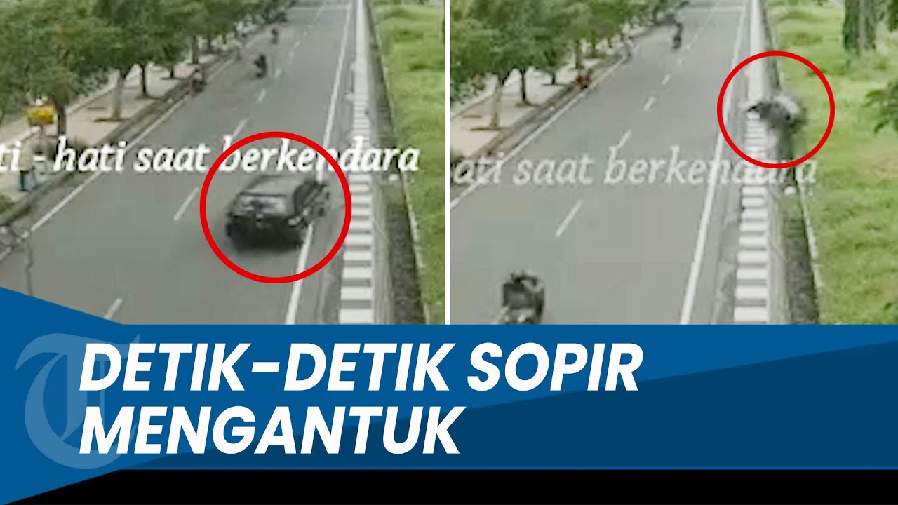 DETIK-DETIK Sopir Avanza Ngantuk, Mobil Terperosok Parit di Frontage A ...