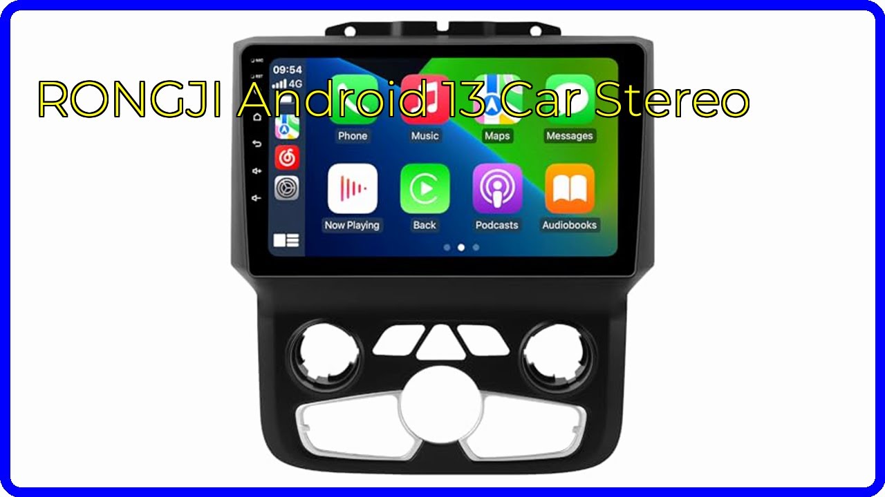 REVIEW (2025): RONGJI Android 13 Car Stereo. ESSENTIAL details. - YouTube