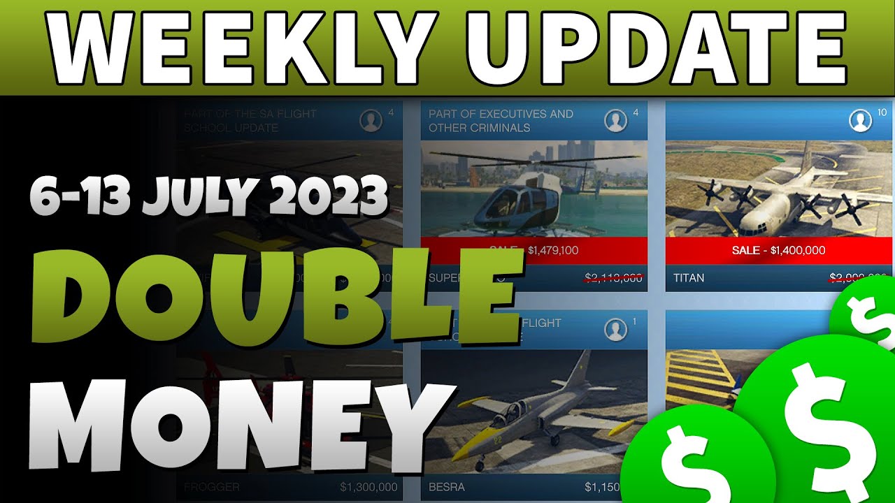 GTA 5 Double Money This Week | GTA ONLINE WEEKLY DOUBLE RP AND CASH ...