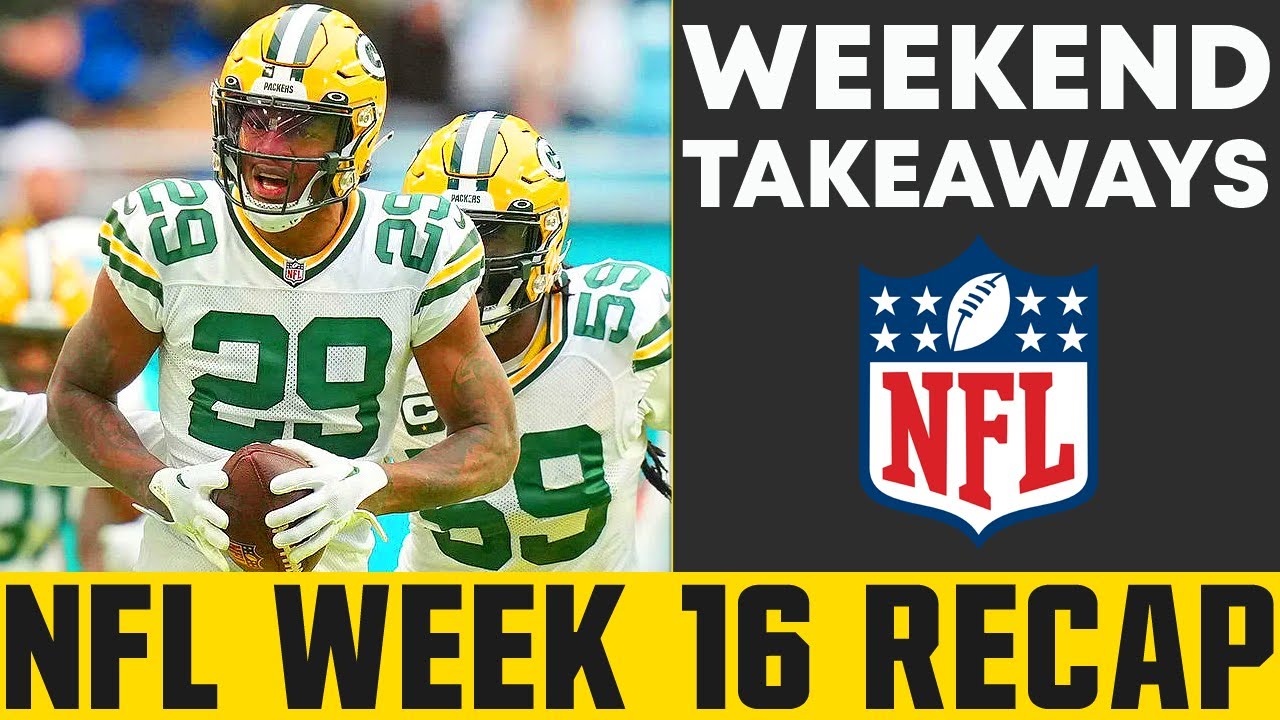 NFL Week 16 Recap | 2022 NFL Week 16 Takeaways - YouTube