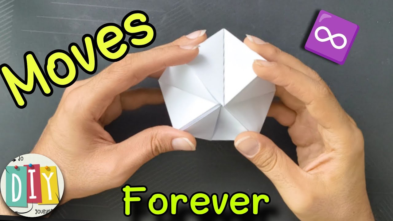 DIY - How To Make a Paper MOVING FLEXAHEDRON - Fun & Easy Origami - YouTube