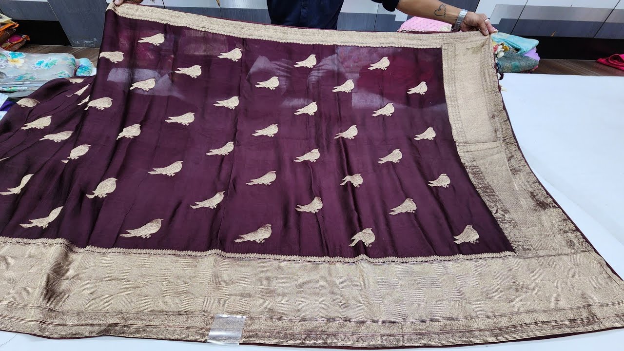 Chickpet, Bangalore WHOLESALE Georgette Sarees ; Geetha Bangalore - YouTube