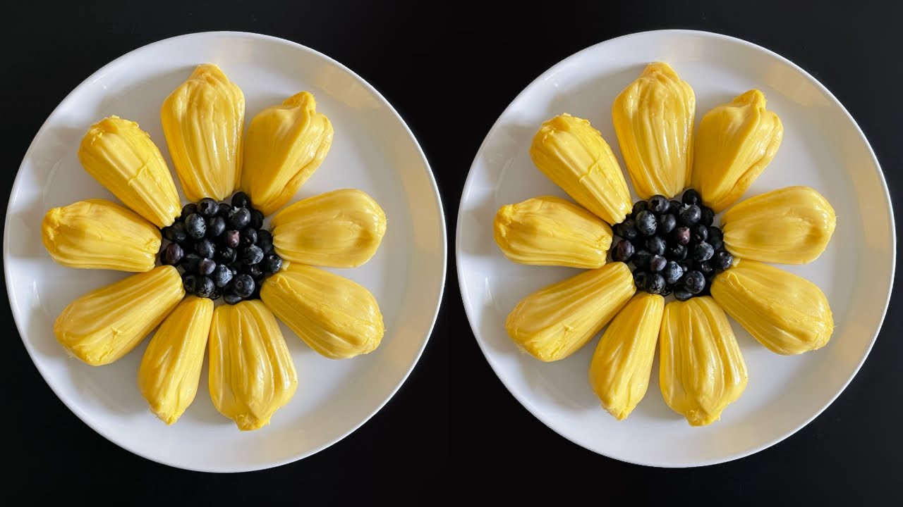 Beautiful Jackfruit Decoration / Easy Fruit Art /Fruit carving Garnish ...